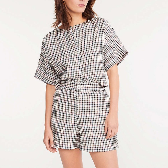 Lou & Grey | Tops | Gingham Matching Set | Poshmark